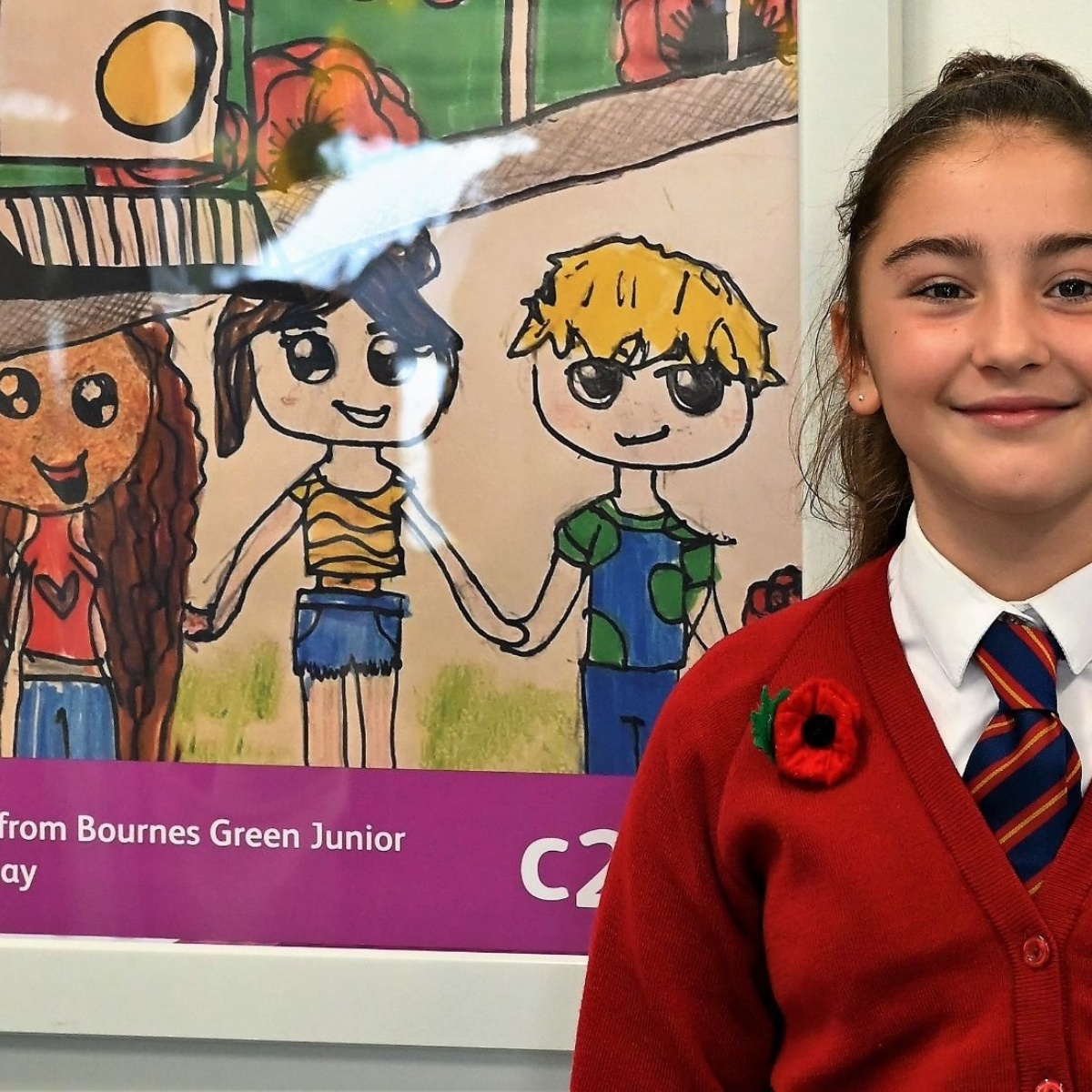Southend East Community Academy Trust - Bella wins c2c Remembrance Day ...